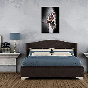 Jesus Religion With Framed Canvas Wall Art Give Me Your Hand God Christian Wall Art Jesus Poster Pictures Wall Art Christian Wall Decor Prayer Room Bedroom Living Room Ready to Hang 12 "x16"