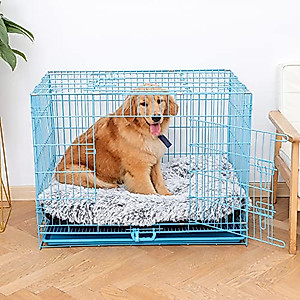 Sycoodeal Dog Bed Mat for Medium & Large Dogs (Grey)