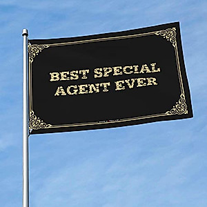 Bar Decor For Home Best Special Agent Ever Flag Flags For Your Room Cool Poster Flags (Color : Colour, Size : 30X45CM)
