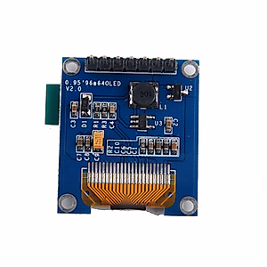 HiLetgo 0.95" Inch 7 Pin Colorful 65K SPI OLED Display Module SSD1331 96 * 64 Resolution for Arduino 51 STM32