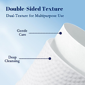 ITO Disposable Face Towel, 70 Count Ultra-Soft 1-Second Quick-Dry Face Towels, Gentle for Sensitive Dry Oily Skin, Facial Towels for Daily Cleansing Makeup Removal (1 Pack)