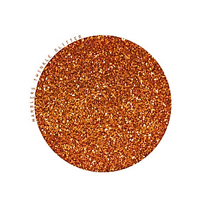 MARBLERS Twinkle Glitter [Copper] 1.5oz (42g) | Fine | Non-Toxic, Vegan, Cruelty-Free | Face, Body, Eyeshadow, Hair, Festival, Party Makeup | Nail Art, Polish | Resin, Tumbler, Slime, Craft