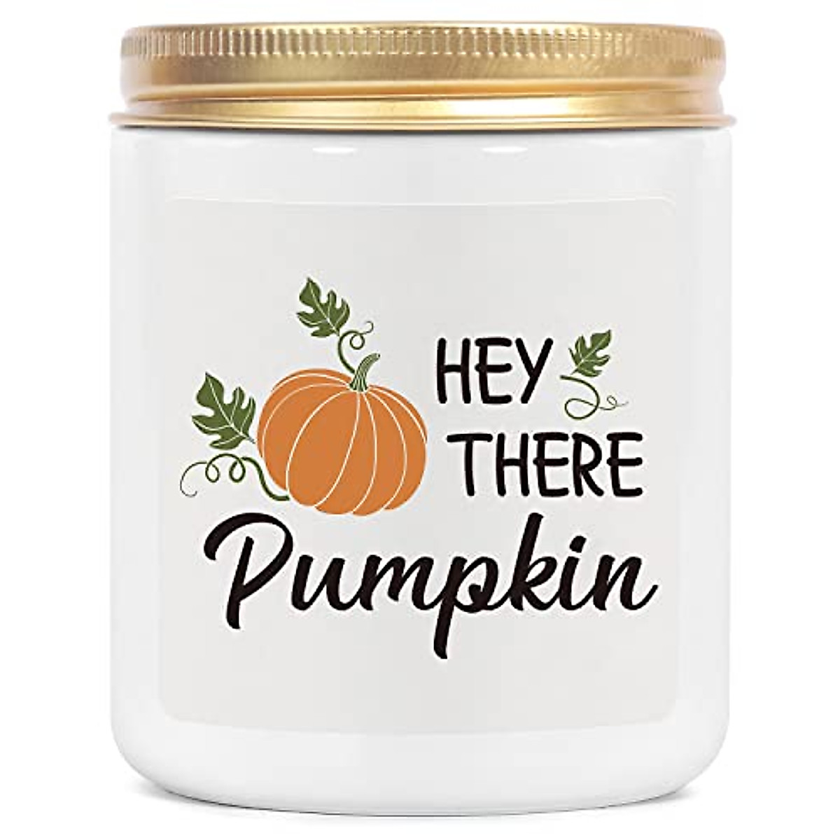 Christmas Gifts for Women - Christmas Candle, Hey There Pumpkin Candle, Christmas Decoration for Parties, Bars, Indoor and Patio, Lavender Scented Candle for Christmas Home Decor, Pumpkin Candle