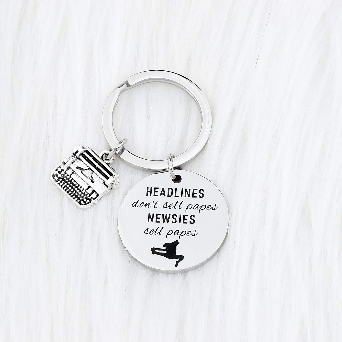 AKTAP Inspired Gift Musical Theatre Keychain Gift Headlines Don't Sell Papes Sell Papes