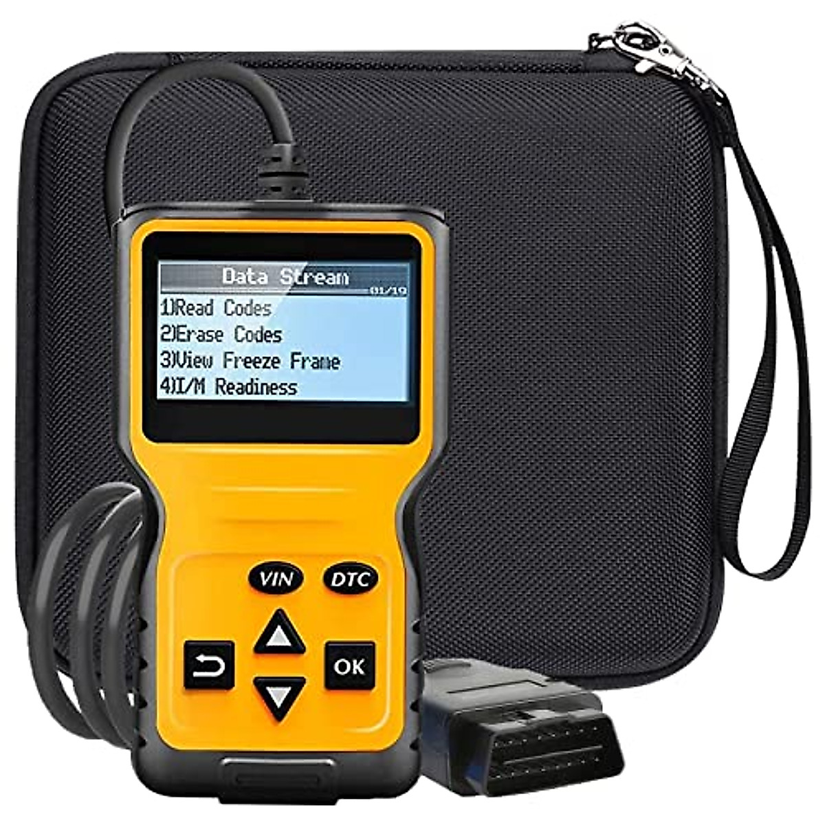 Khanka Hard Travel Case Replacement for MOTOPOWER MP69033/FOXWELL Nt301 NT510/LAUNCH Creader 3001/AUTOPHIX OBD2 Scanner Car Engine Diagnostic Tool
