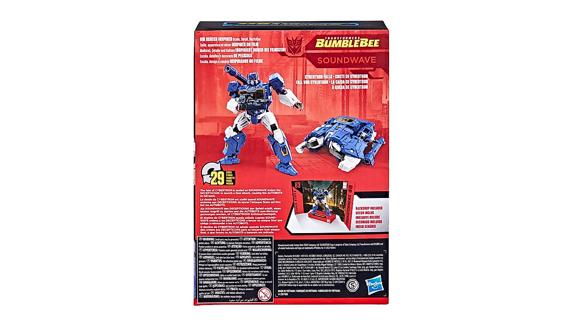 Bumblebee Soundwave Action Figure - Studio Series 83