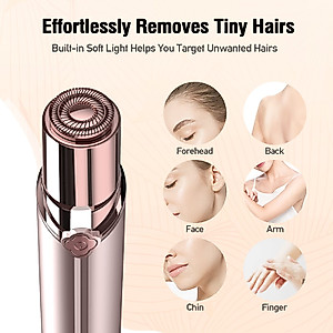 Facial Hair Removal for Women for Christmas Gift, SEIHAI Flawless Hair Removal Device(Latest), Lady's Facial Hair Remover for Face, Chin, Included 2 x Replacement Heads