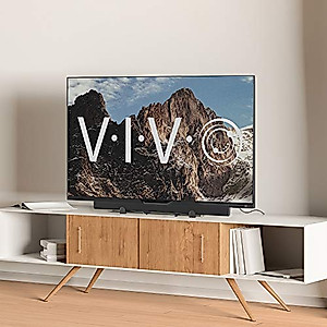 VIVO Steel Soundbar Bracket Speaker Mount with Non-Slip Base, Above or Below Wall Mounted TV, Fits Most VESA Patterns, 33 lbs Capacity, Mount-SPSB5