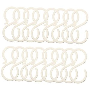 SEWACC 40pcs Punching Anti-Drop Bags S Towel Bedroom Shaped Shirt Heavy Hanger Hooks Scrunchies for Plastic Duty Office S-Shaped Sundries Slip Hoops Non Hanging Hairband Metal Holder