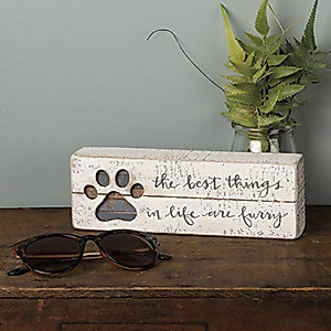 Primitives by Kathy 38231 Hand-Lettered Slat Box Sign, Best Things In Life