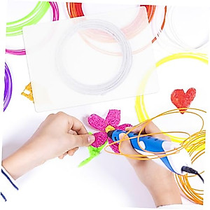 GRADENEVE 10pcs Copying Board Drawing Board for 3D Printing Pen Drawing Tool Convenient Painting Mat 3D Drawing Paper Templates 3D Printing Pen Mat Basic Template Plastic