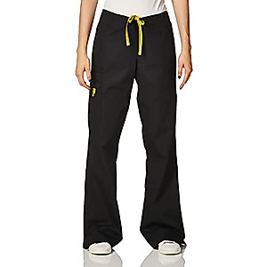 WonderWink Origins Women’s Romeo Flare Leg Cargo Pant - Black, XL T