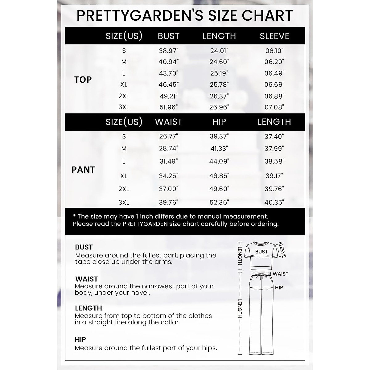 PRETTYGARDEN Women's Two Piece Outfit Short Sleeve Pullover with Drawstring Long Pants Tracksuit Jogger Set (Wine Red,XX-Large)