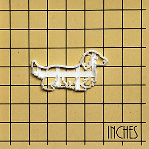 Long Haired Dachshund Body cookie cutter, 1 piece - Bakerlogy