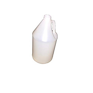 All American Container Gallon Jug Natural Plastic HDPE Industrial Round with handle & Lid