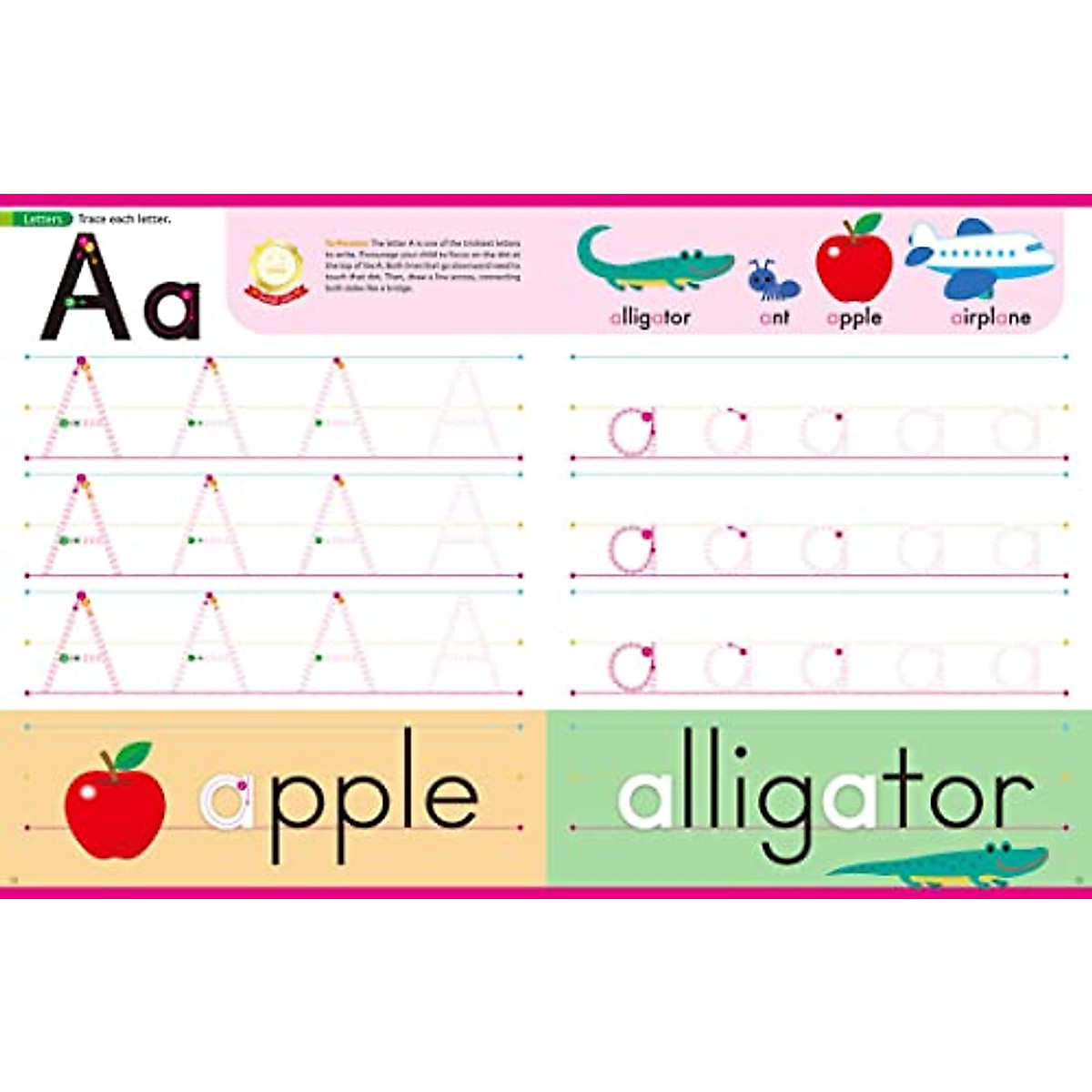 Play Smart Handwriting Workbook Ages 3-5: Handwriting Practice: Preschool Activity Book With Stickers