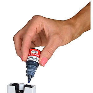ACCU-STAMP Ink Refill for Pre-Ink Stamps, Blue and Red, Pack of 2, .35oz/each (032958)