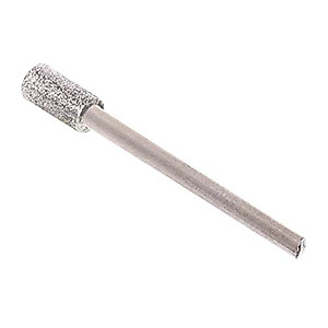 NEW Products 5PCS Diamond Coated Cylindrical Burr 4mm Chainsaw Sharpener Stone File Chain Saw Sharpening Carving Grinding Tools,as shown