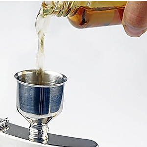 1-1/2" Stainless Steel Funnel, Useful for Flasks with 3/8" Spout