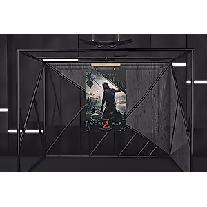 World War Z Poster American Action Horror Film Movie Zombie Apocalypse Aesthetic Retro Classic Classy Decoration Living Room Bedroom Home Office WWZ Poster Cool Wall Decor Art Print Poster 24x36