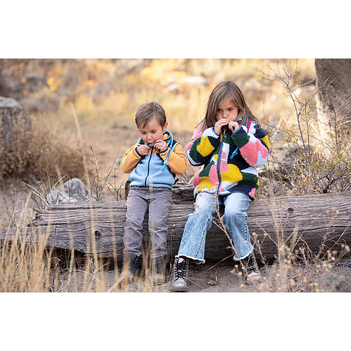 CamelBak Mini M.U.L.E. Kids Hydration Backpack for Hiking and Biking - 50oz, Hot Pink/Purple Stripe