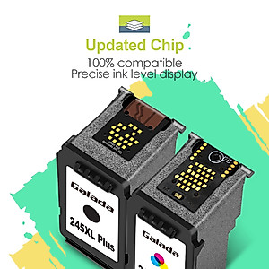 245XL 246XL Plus Ink Cartridge for Canon PG-245 XL CL-246 XL Higher Yield Compatible with Canon Pixma MX490 MX492 MG2522 TS3100 TS3122 TS3300 TS3322 TS3320 TR4500 TR4520 TR4522 MG2500 Printer