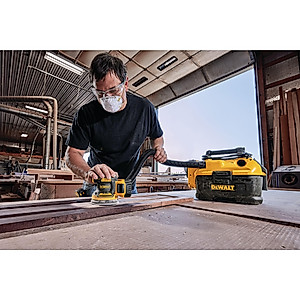 DEWALT 20V MAX Orbital Sander, Tool Only (DCW210B), Yellow
