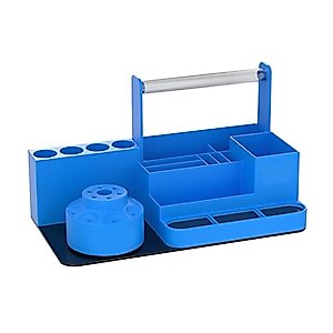 Screwdriver Storage Rack, Magnetic Screwdriver Holder, Rotating Workbench Organizer, Tweezers Storage Holder, 360 Degree Rotating Magnetic Screwdriver Holder for Workbench Organization