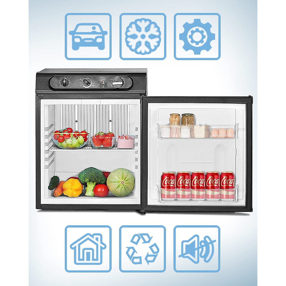 Smad 3 Way Propane Refrigerator 3 Way Propane Freezer