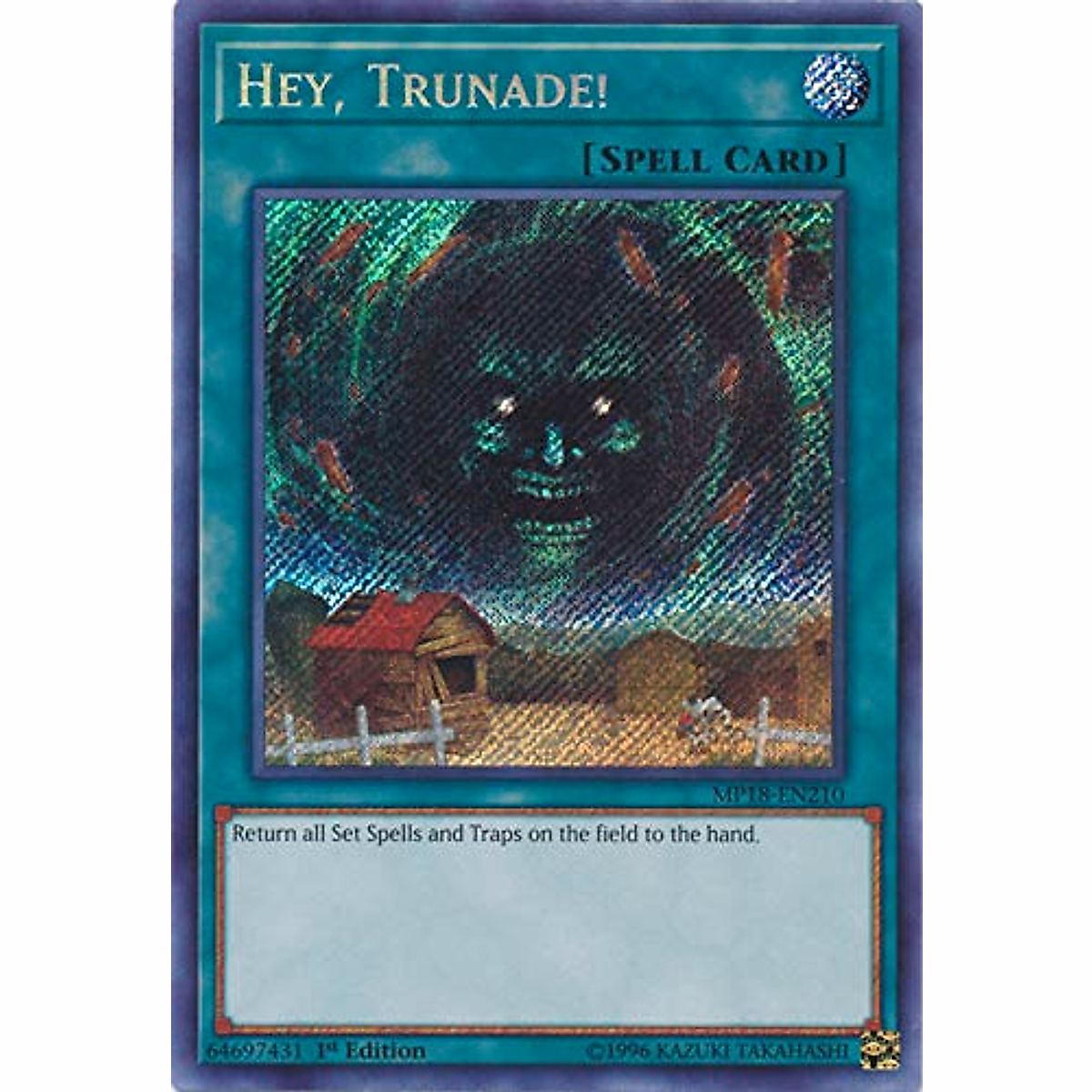 Hey, Trunade! - MP18-EN210 - Secret Rare - 1st Edition