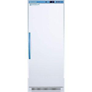 Summit Appliance ARS12PV Pharma-Vac Performance Series 12 Cu.Ft. Uprigth All-refrigerator for Vaccine Storage with Automatic Defrost, Factory-installed Lock, Digital Thermostat, White Cabinet