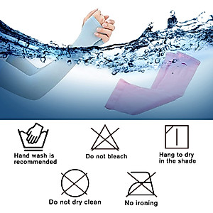 ZeeDix 8 Pairs Sun Long Sleeves UV Protection Cooling Arm Sleeves-Thumb Hole Sun Sleeves Cover for Running, Cycling, Biking, Gardening, Hiking, Golf, Baseball, Outdoors Sports