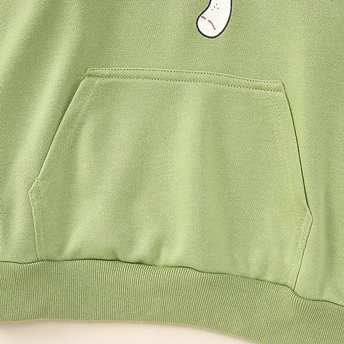 CM C&M WODRO Girls Sweatshirt Kawaii Frog Hoodie Cute Mushroom Long Sleeve Pullover Tops Kids Aesthetic Fall Winter Clothes(Olive green,11-12Y)