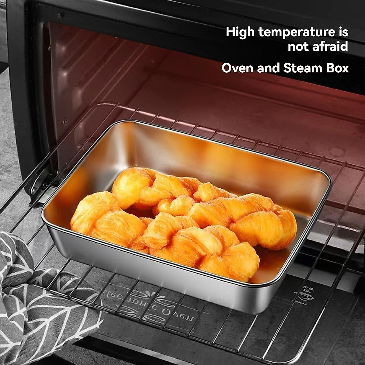 MANHONGYU 2PCS Stainless Steel Meal Prep Containers, Stainless Steel Containers with Lids, Food Storage Containers Airtight, BPA Free