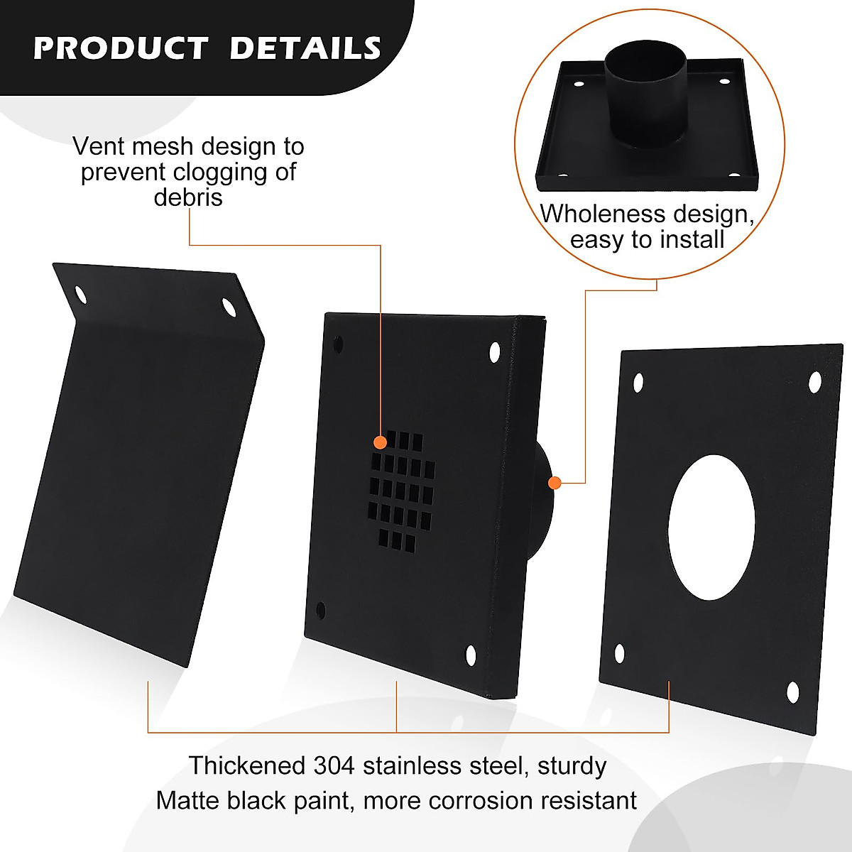 Pellet Stove Vent Pipe Kit, Pellet Stove Fresh Airs Intake Kit, Pellet Stove Exhaust Pipe Kit Includes 2"x59" Aluminum Flexible Pipe, Protective Screen and 2 Screw Clamps