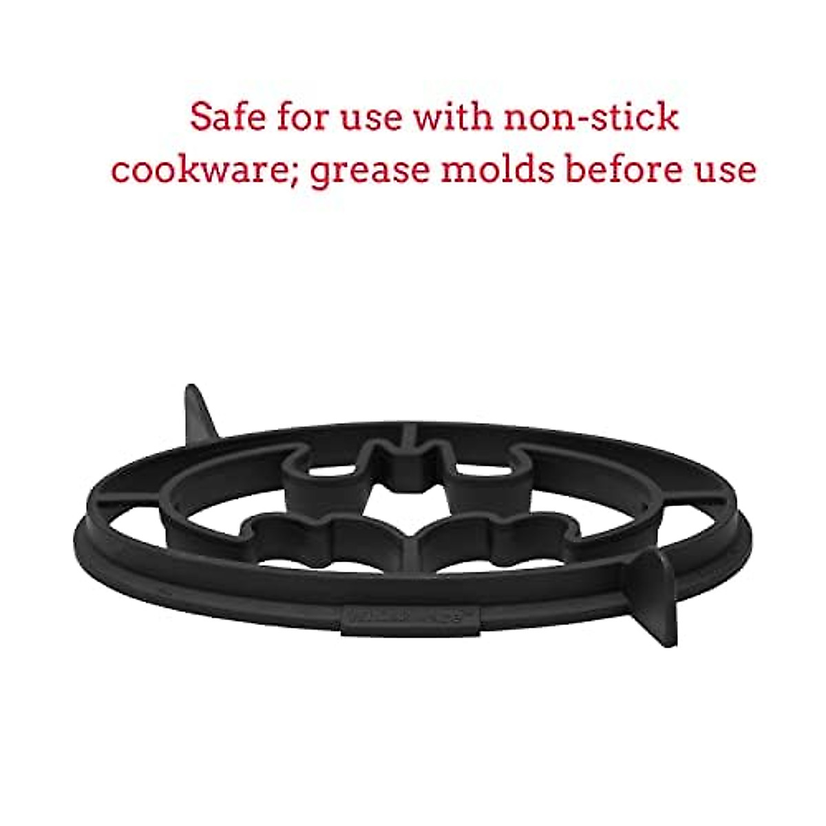 Whiskware Justice League Silicone Pancake Mold, Pancake Shaper, Dishwasher Safe, BPA and Phthalate Free Plastic, Wonder Woman