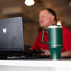 Mammoth Ascent Black 40 oz Tumbler with Handle