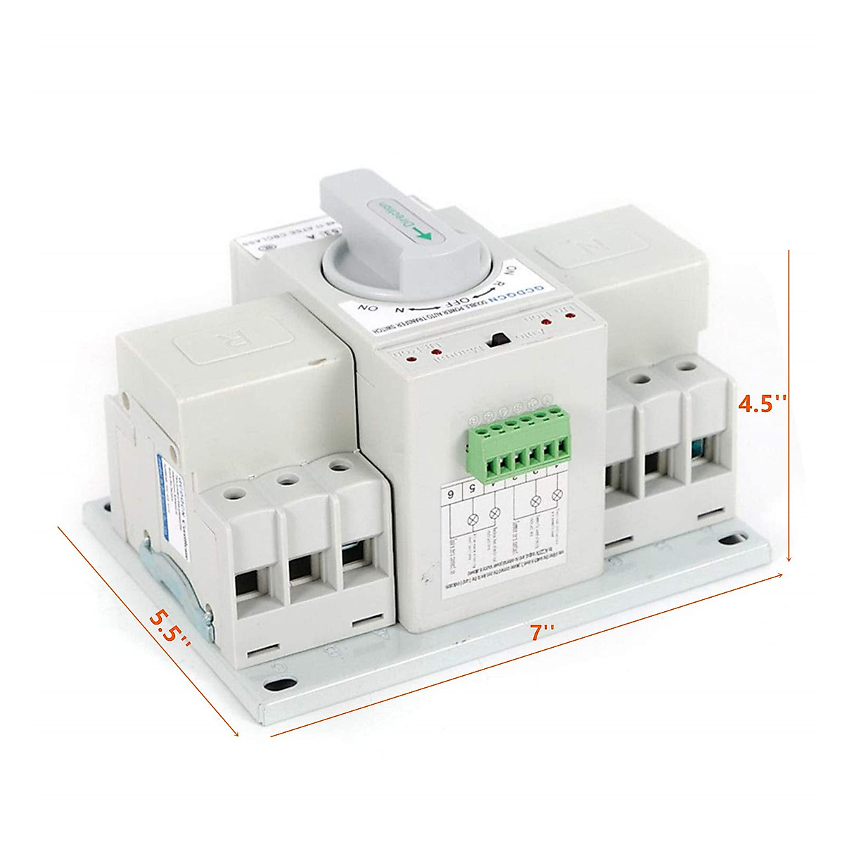 Dual Power Automatic Transfer Smart Switch 3P 63A 60Hz CB Level