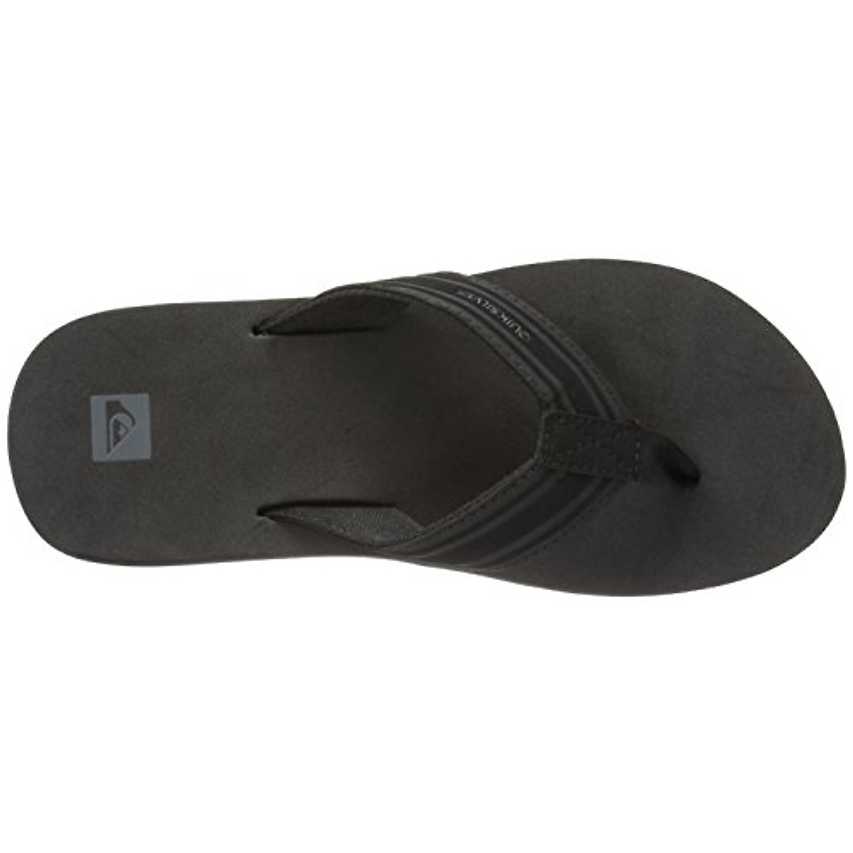 Quiksilver Men's Monkey Wrench 3 Point Sandal, Black/Black/Brown, 9 M US