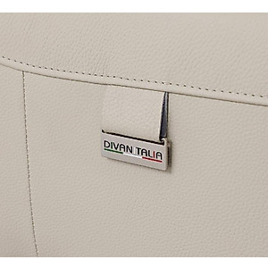 Blackjack Furniture Ferrara Power Reclining Sofa Loveseat with USB Ports to Charge Devices, Adjustable Multi-Position Headrests, Wall Hugger Design, 64.3" W, Beige