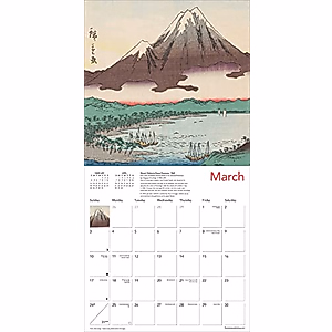 Japanese Woodblocks Wall Calendar 2024 (Art Calendar)