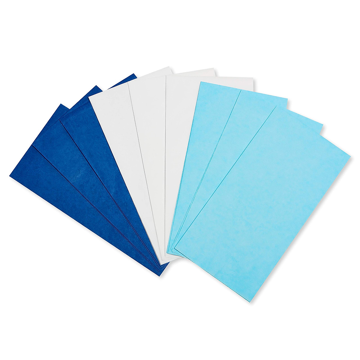 American Greetings Bulk Blue and White Tissue Paper for Birthdays, Easter, Mother's Day, Father's Day, Graduation and All Occasions (125-Sheets)
