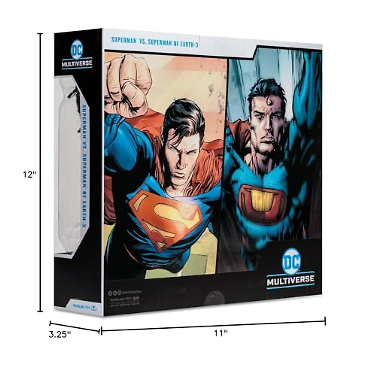 McFarlane Toys - DC Multiverse Superman vs Superman of Earth-3 with Atomica 7in Figure 2pk