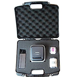 XPACK Portable Travel Hard Case for Brother Printer VC500W - Compatible with Brother Printer VC-500W Color Label and Photo Printer