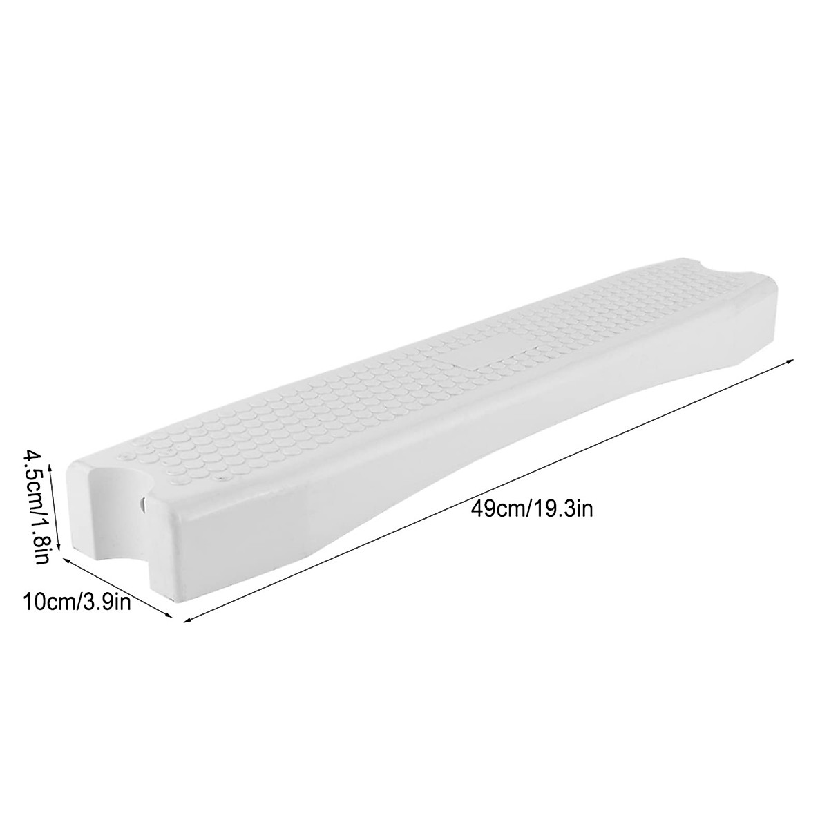Pool Ladder Replacement Steps, Plastic Good Bearing Cpacity Swimming Pool Ladder Steps with Non‑Slip Pad, Durable Ladder Tread Accessory for Most Above-Ground & In-Ground Ladders Hot Spring Pool