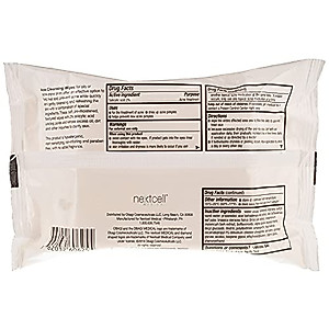 SUZANOBAGIMD On the Go Cleansing Wipes for Oily or Acne Prone Skin, 25 count