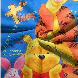 Fashion Towels, Quick-Drying Super Absorbent Soft Microfiber Dis Ney Cartoon Series Hand Towel 32×16 (40cm×80cm) inch (Cartoon W Pooh 8)