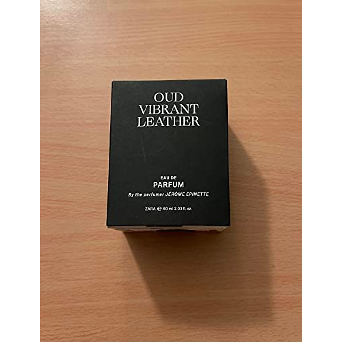 Zara VIBRANT LEATHER OUD EDP 60 ML (2.03 FL. OZ) MEN'S WOODY EAU DE PARFUM/A WARM, ELEGANT AND LONG-LASTING FRAGRANCE