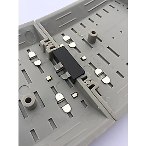 Lucas Toys Train Track Clips for Lionel O-Gauge FasTrack Tracks, Pack of 12 (Tracks NOT Included)