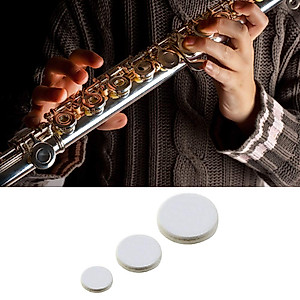 Comidox 17pcs/Set Clarinet Leather Pads for Exquisite Wind Instrument Replacement Accessories 2Sets